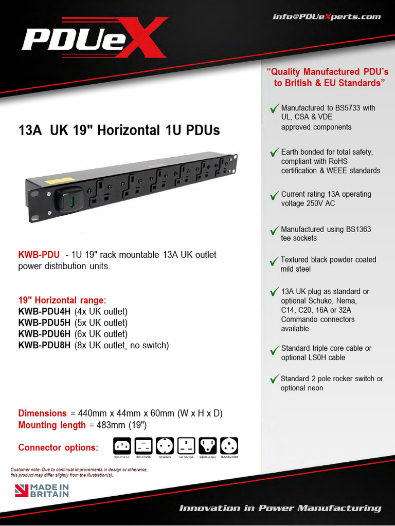9 WAY POWER DISTRIBUTION UNIT | PDF