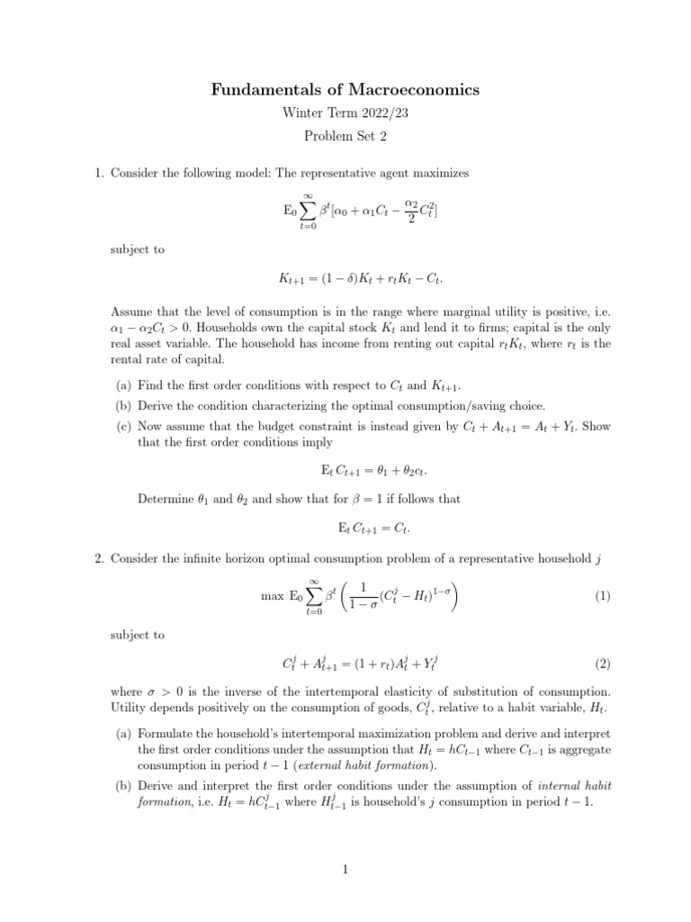Problem Set2 | PDF
