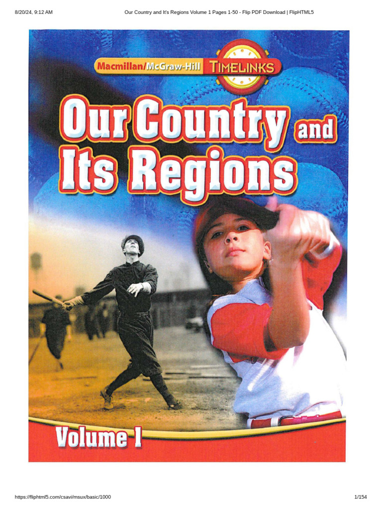 Our Country and Its Regions Volume 1 Grade 4 Social Studies | PDF