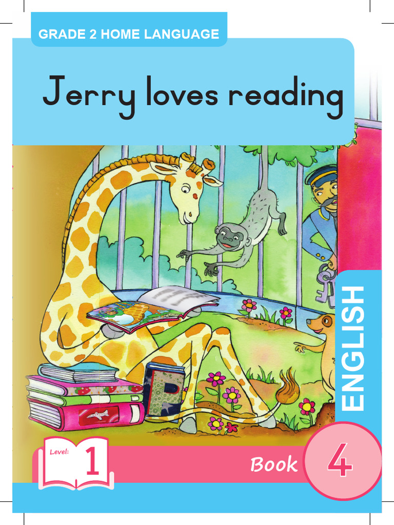 HL Gr2 ReaderPRINT Lev1 Bk4 Jerry Loves Reading English 4 | PDF
