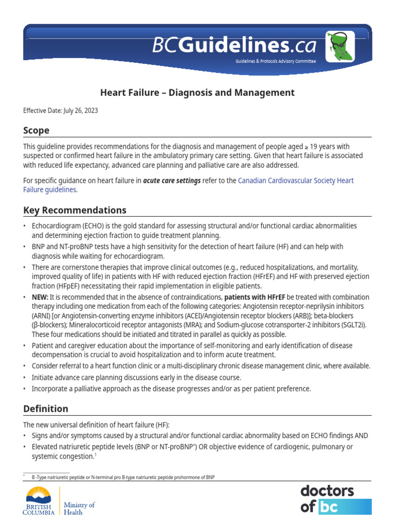 HF Guideline Complete 2023 | PDF
