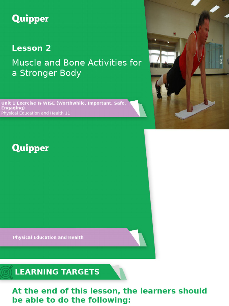 PEH 11 Q1 0102 Muscle and Bone Activities | PDF