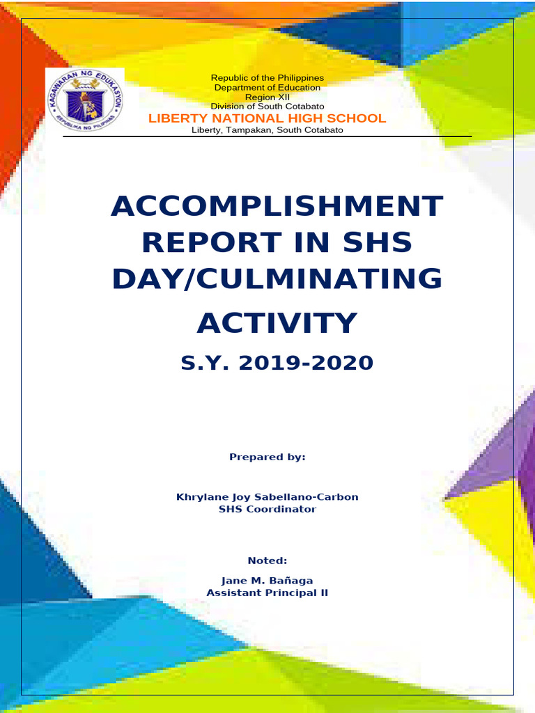SHS Culminating Activity | PDF