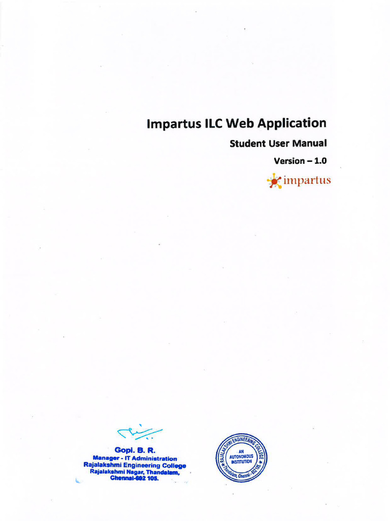 REC LCS StudentUserManual | PDF