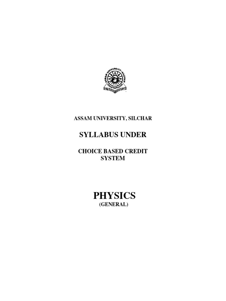 CBCS Physics Minor Syllabus | PDF | Magnetic Field | Stars