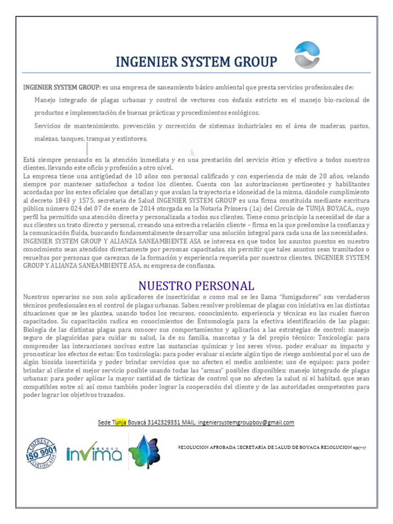 Presentacion Ingenier | PDF