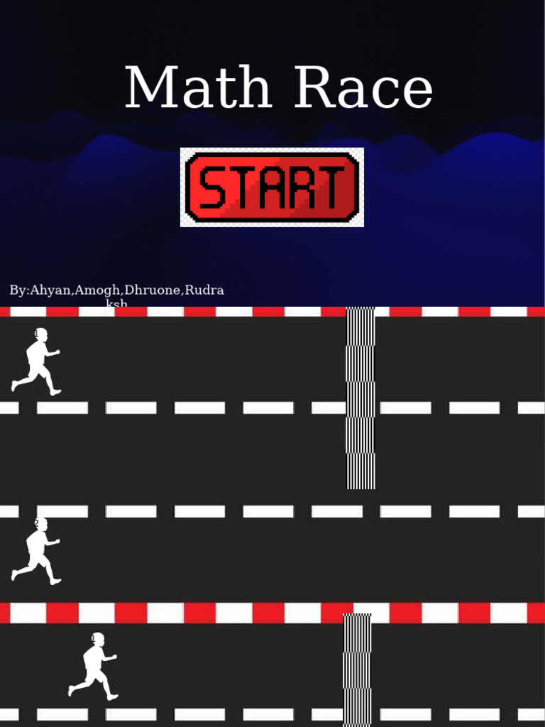 Math Race | PDF