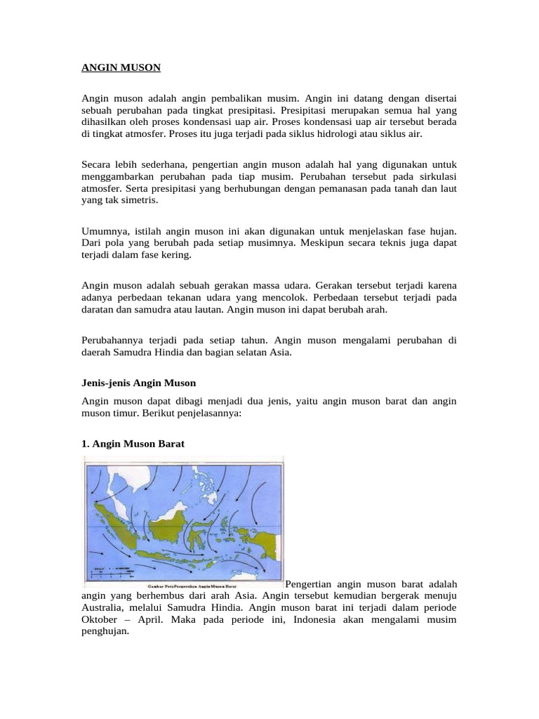 Angin Muson | PDF