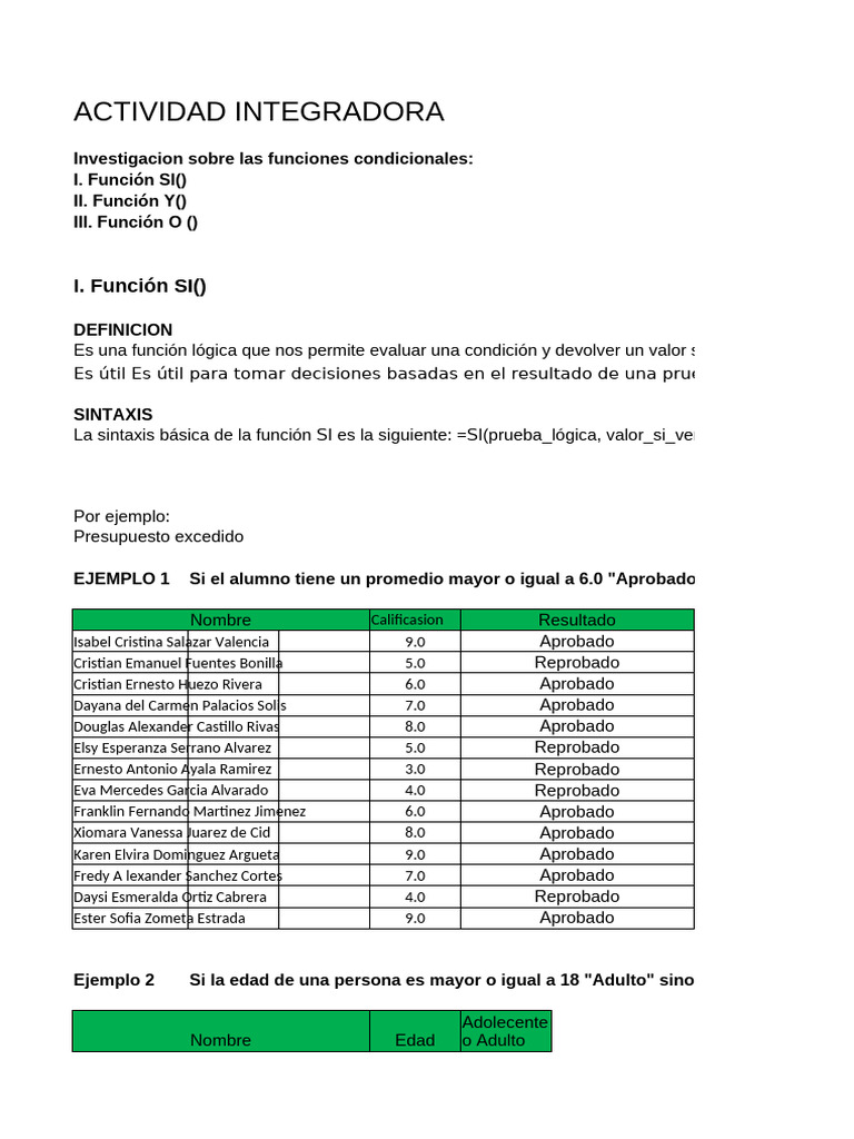 Actividad Integradora - Informatica | PDF