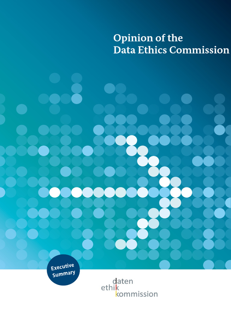 Data Ethics Commission - Opinion | PDF