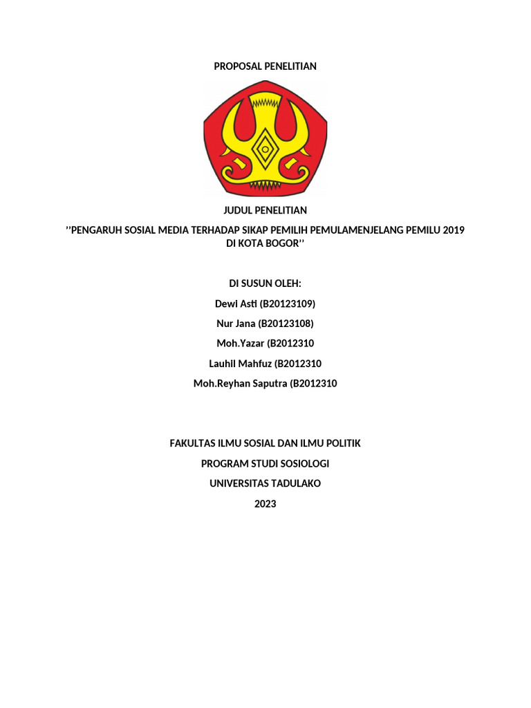 Proposal Penelitian Asty | PDF