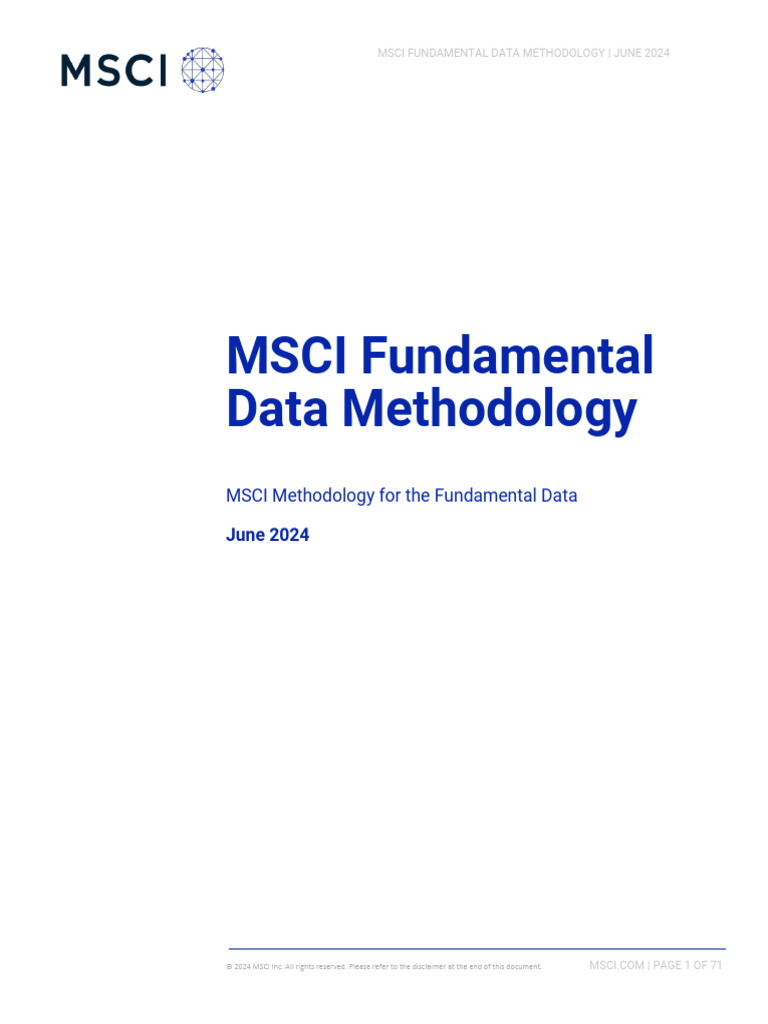 MSCI_Fundamental_Data_Methodology_20240625 | PDF