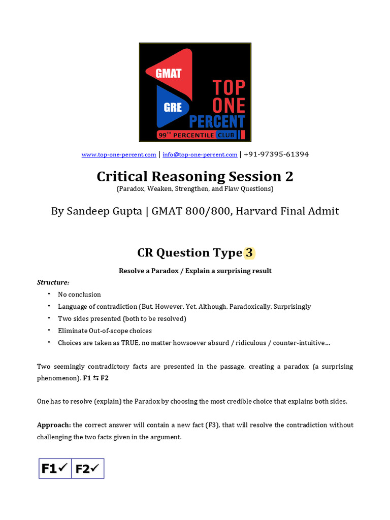 CR Class Sessions Guide-Printout | PDF
