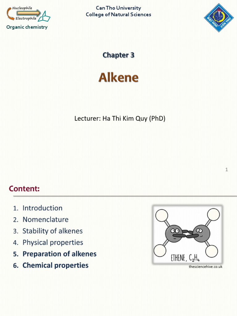 Chapter 3. Alkene | PDF