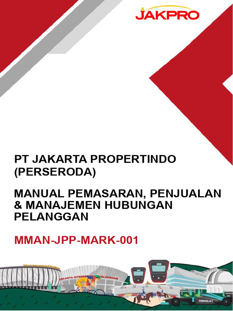 MMAN-JPP-MARK-001 Manual Pemasaran, Penjualan, Dan Manajemen Hubungan Pelanggan | PDF