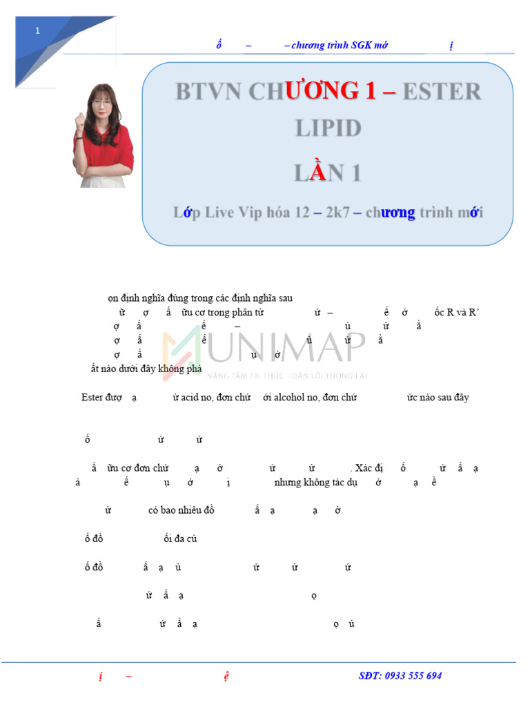 2 BTVN CHƯƠNG 1 - LẦN 1 | PDF
