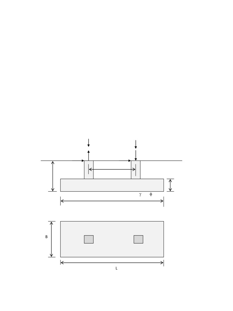dimensionamiento de zapatas combinadas rectangulares por viento | PDF