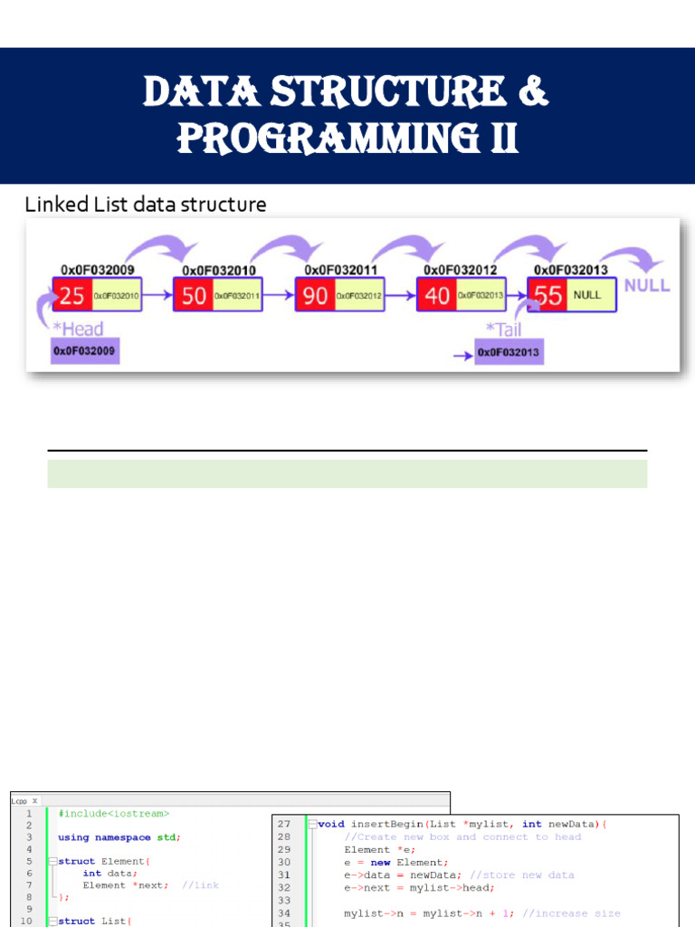 Linked List In C Programming Pdf Pointer Computer Programming 7301