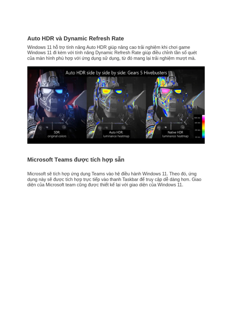 Auto HDR Và Dynamic Refresh Rate | PDF