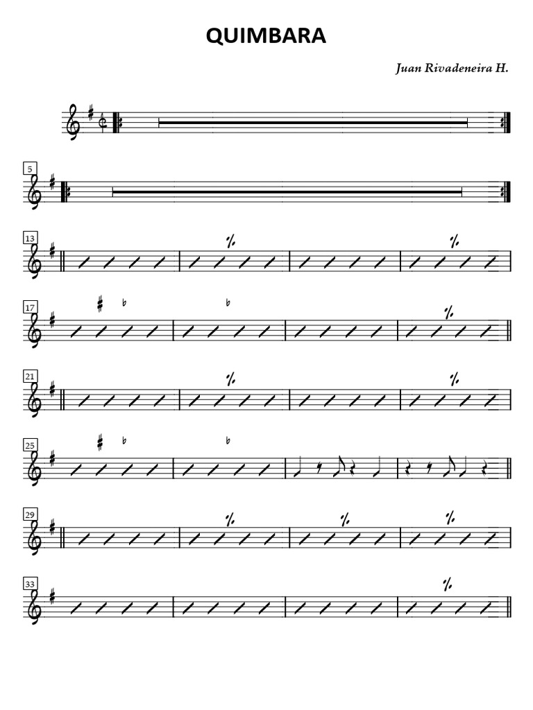 Quimbara Piano | PDF