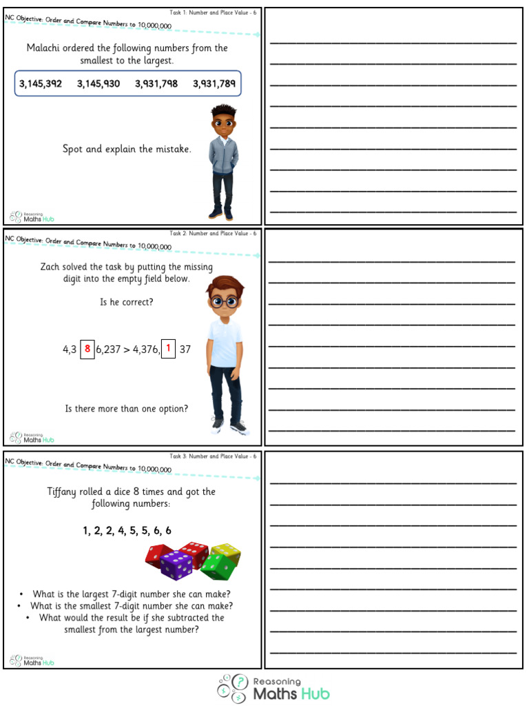 Year 6 - Place Value Reasoning Book | PDF