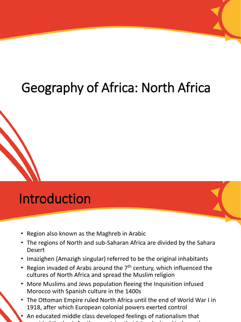 3. the Geography of Africa-North Africa | PDF