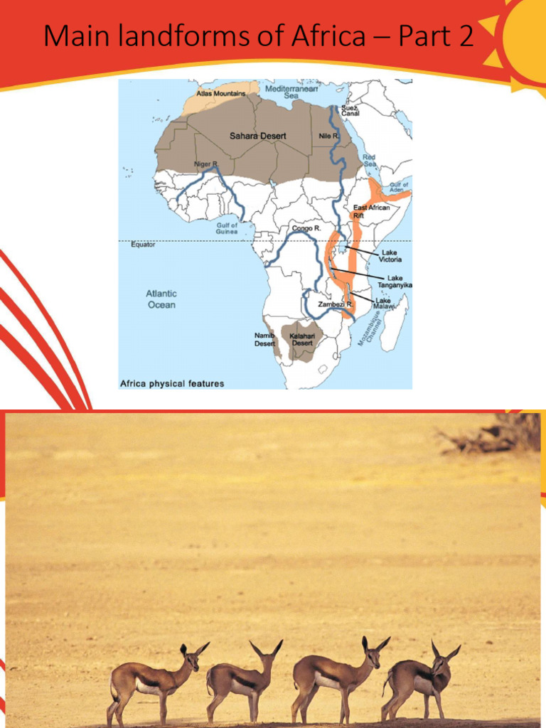 What Landforms Are In Africa