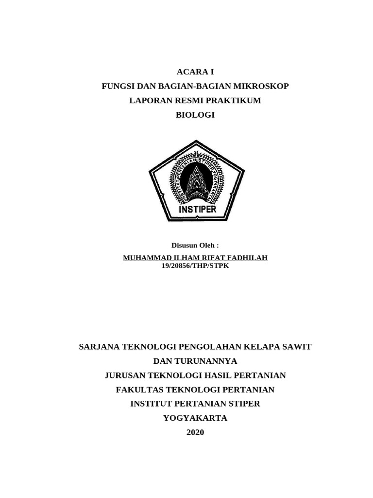 Laporan Acara 1 Biologi | PDF