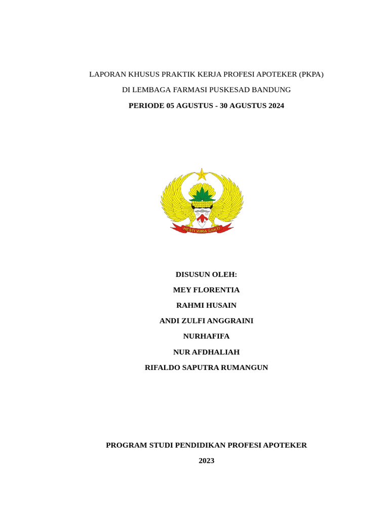 Laporan Akhir Industri Lafi AD FIX | PDF