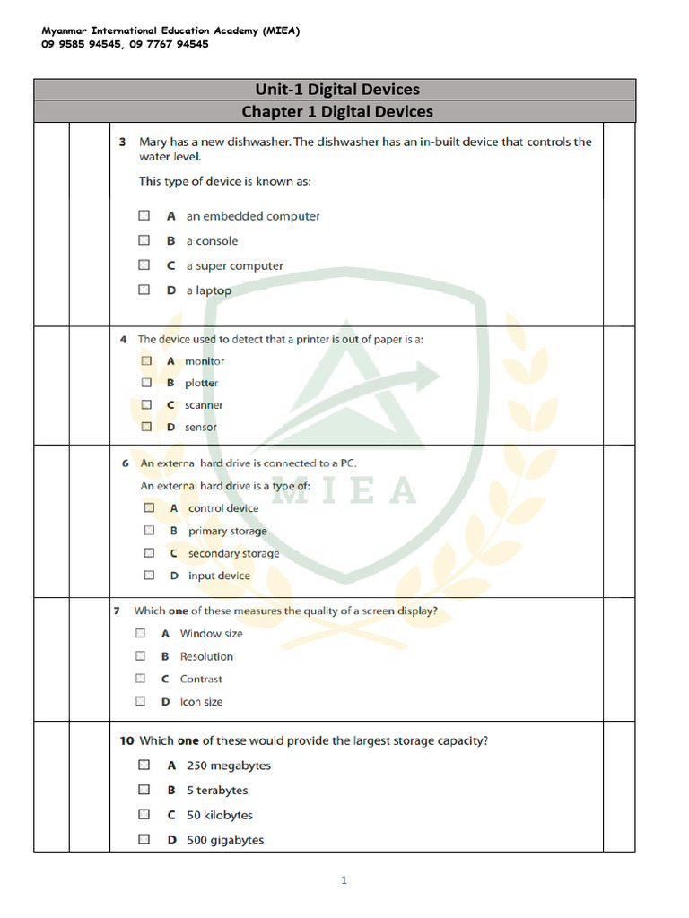 Chapter 1 Digital Devices | PDF