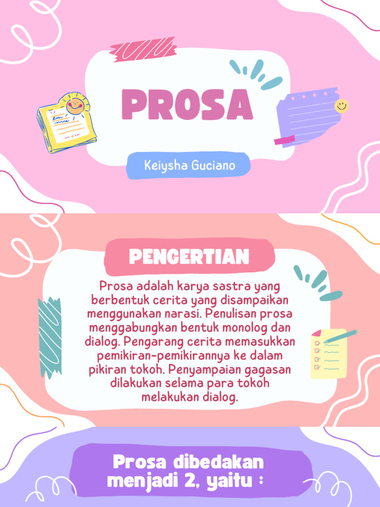 Prosa Lama Dan Baru | PDF