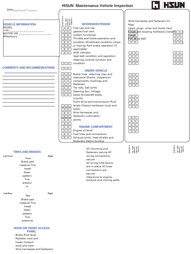Orv Multipoint Checklist | PDF
