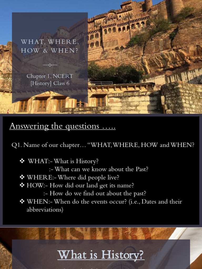 Class 6th History Chapter1 | PDF