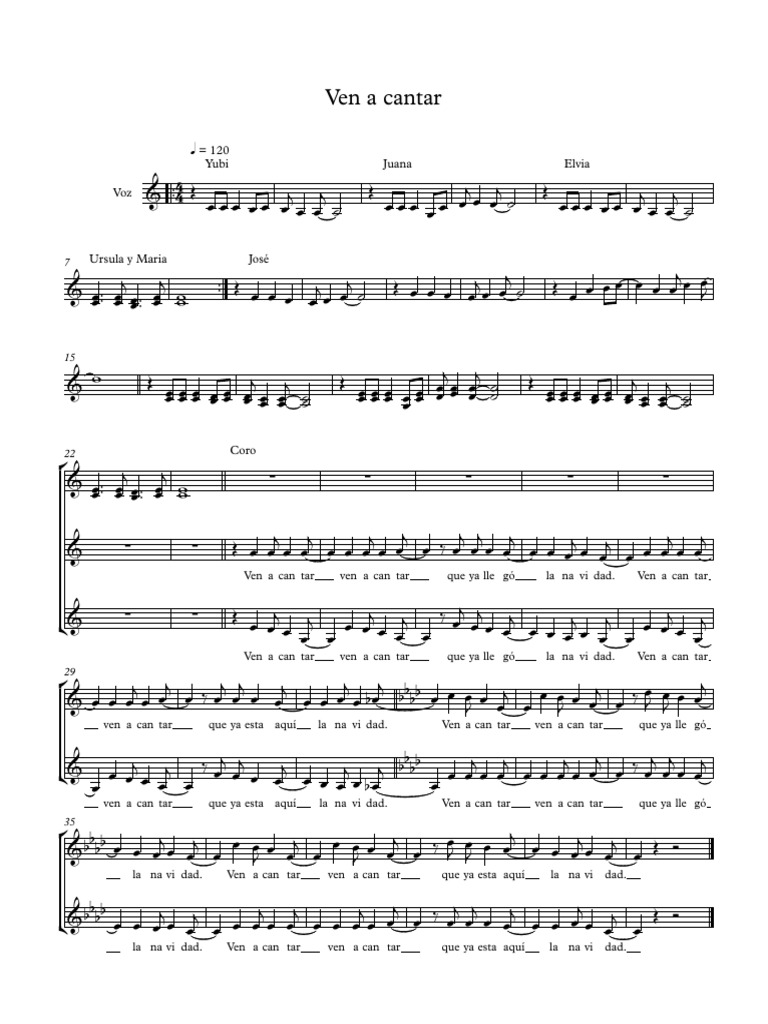 Ven a cantar | PDF
