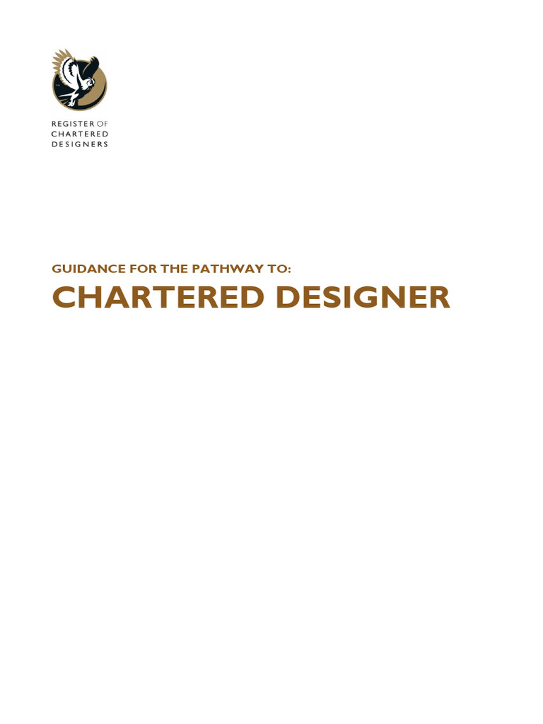 PATHWAY-TO-CHARTERED-DESIGNER-GUIDANCE | PDF