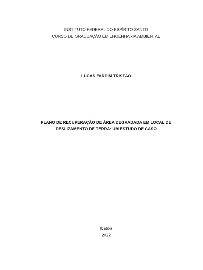 TCC Lucas Tristao | PDF