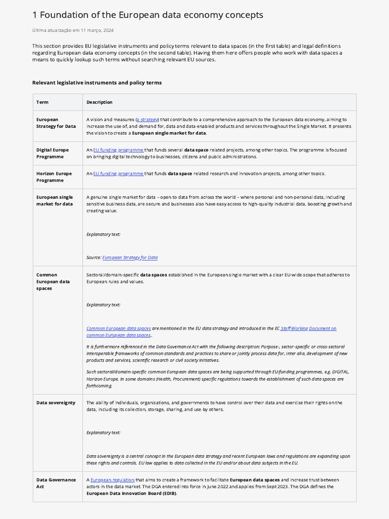 1 Foundation of The European Data Economy Concepts - Blueprint v1.0 ...