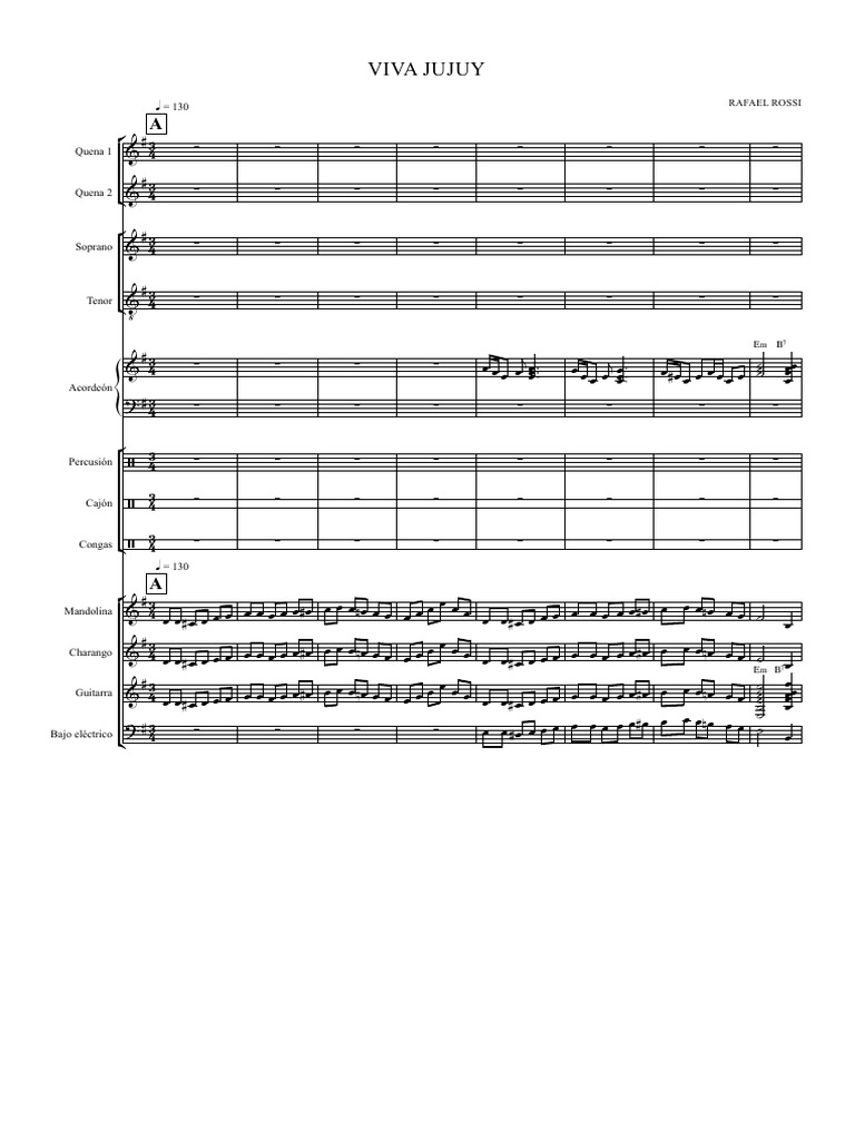 VIVA JUJUY - Partitura completa | PDF