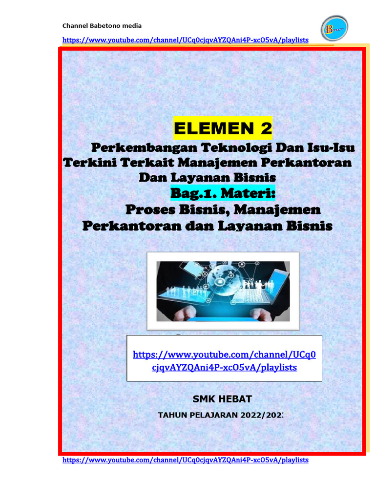 Materi Dasar-Dasar MPLB Elemen 2 Perkembangan Teknologi Dan Isu - Isu ...