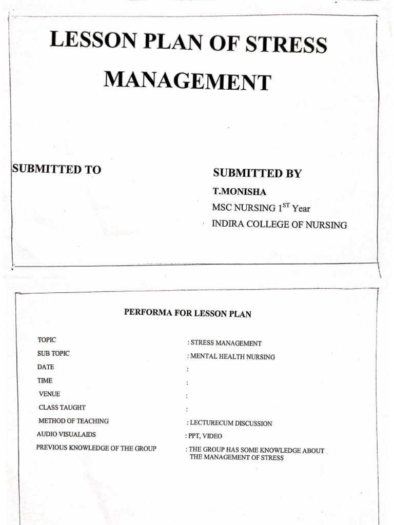 Stress Management-1 | PDF