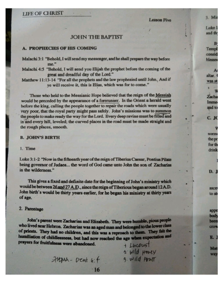 THE LIFE OF JESUS CHRIST | PDF