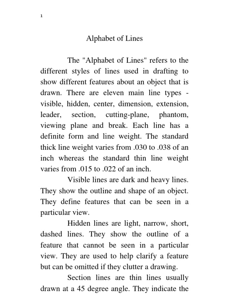 Understanding the Alphabet of Lines | PDF | Visual Journalism ...