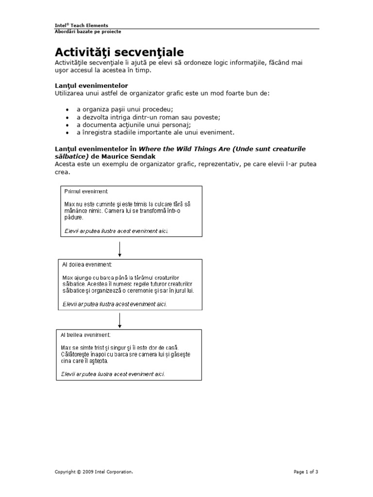 Sequencing Activities | PDF