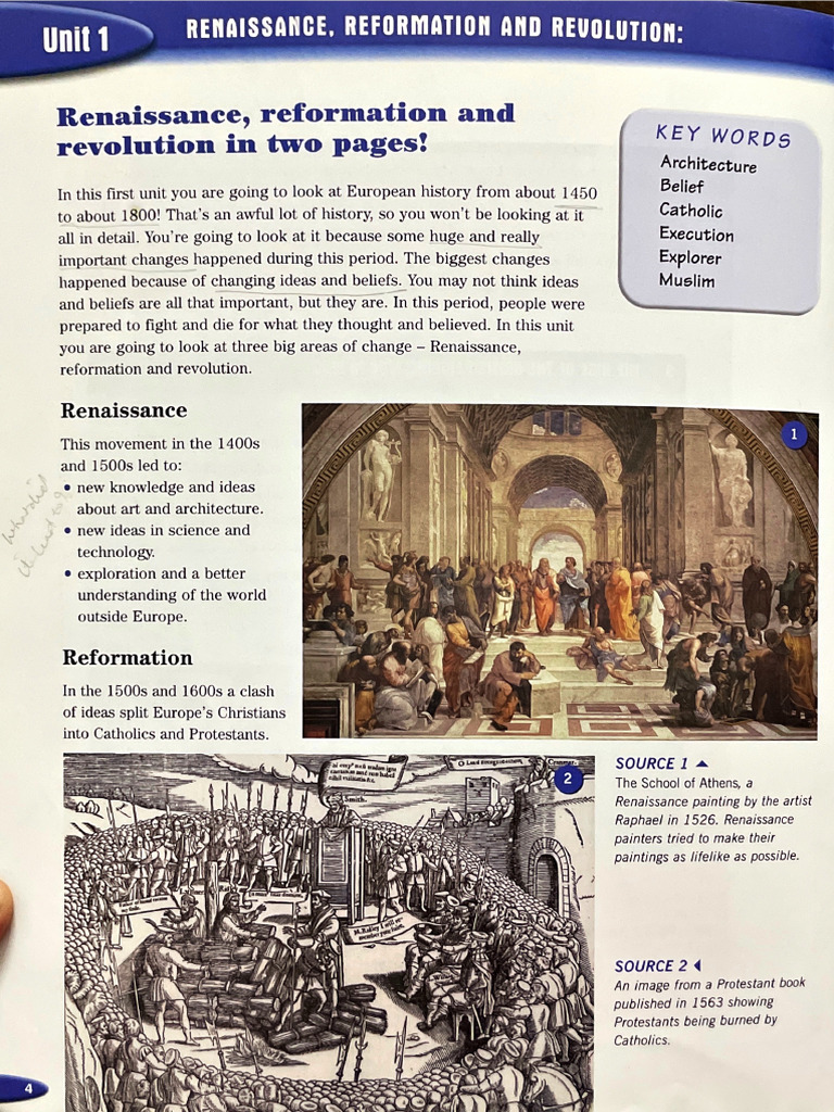 Unit 1 - The Renaisaance | PDF