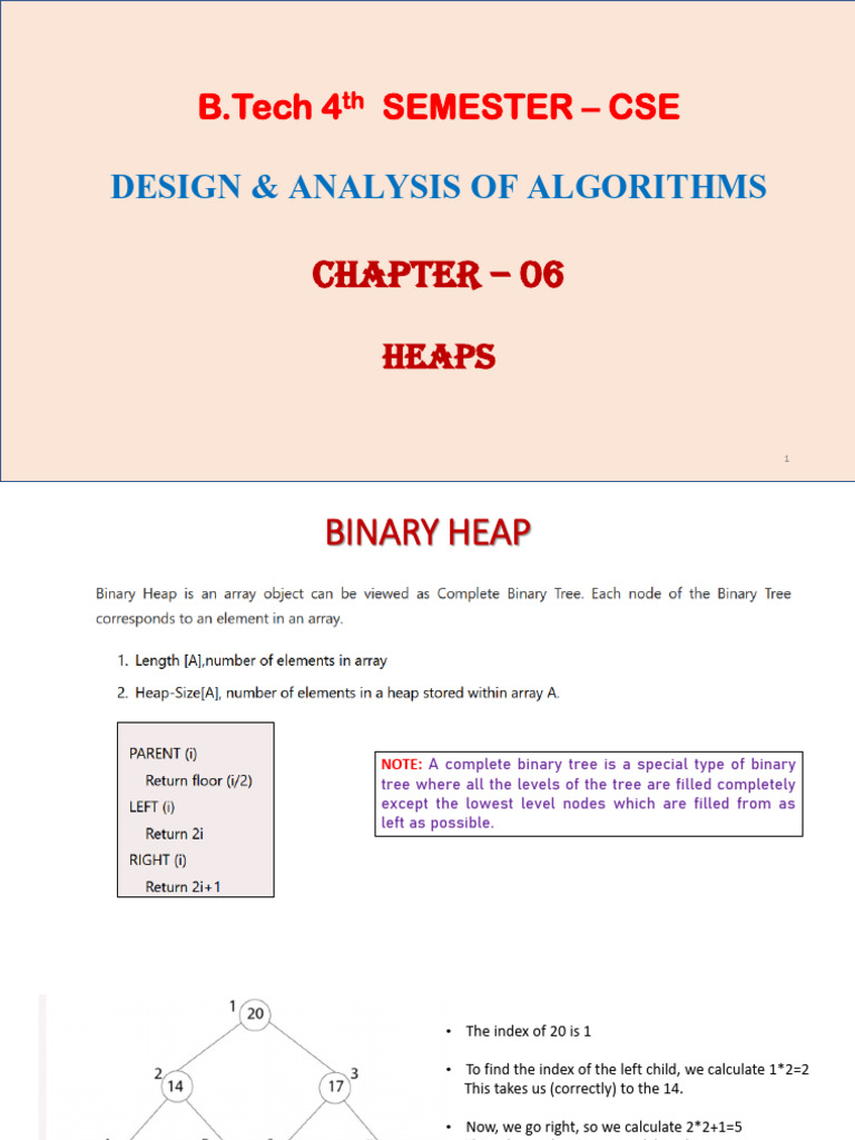 Chapter-06 Heaps | PDF