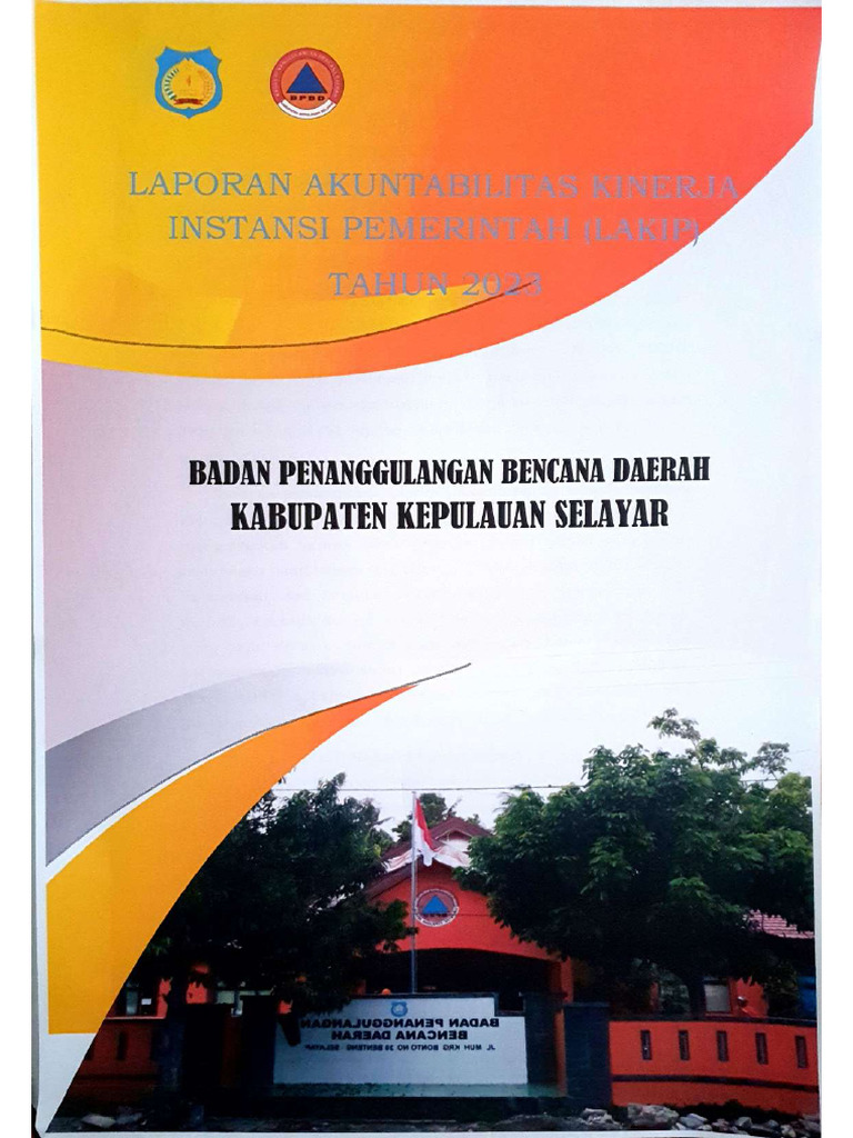 Berkas - 38 - 16. LAKIP THN 2023 BPBD - Compressed | PDF