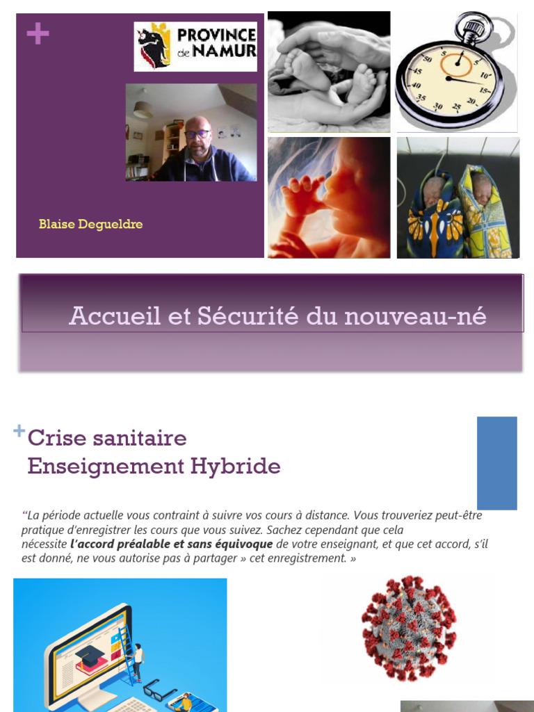 IPF AMU Accueil Et Sécurité Du Nouveau-Né | PDF