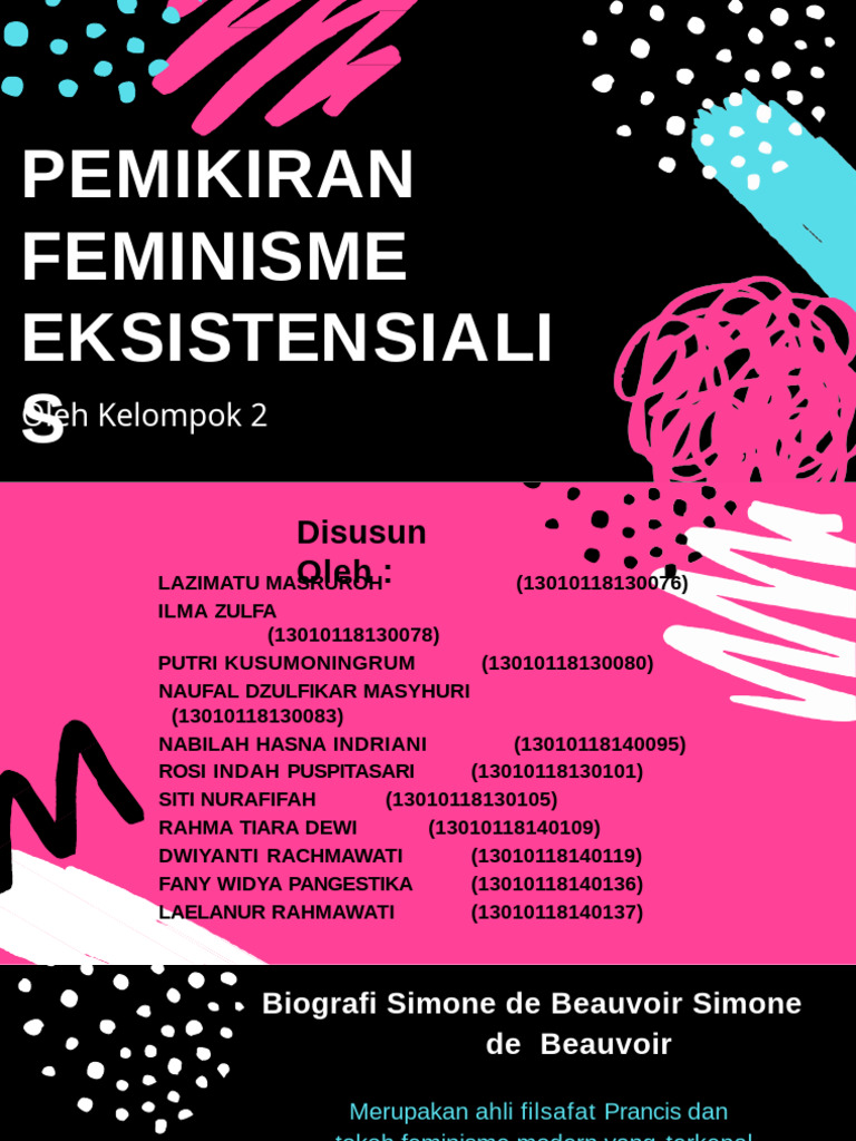 Pemikiran Feminisme Eksistensialis | PDF