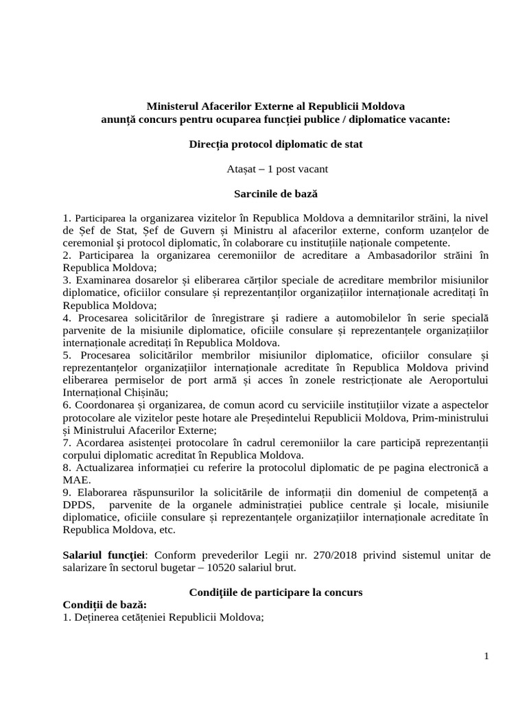 Anunt Concurs Dpds 2024 | PDF