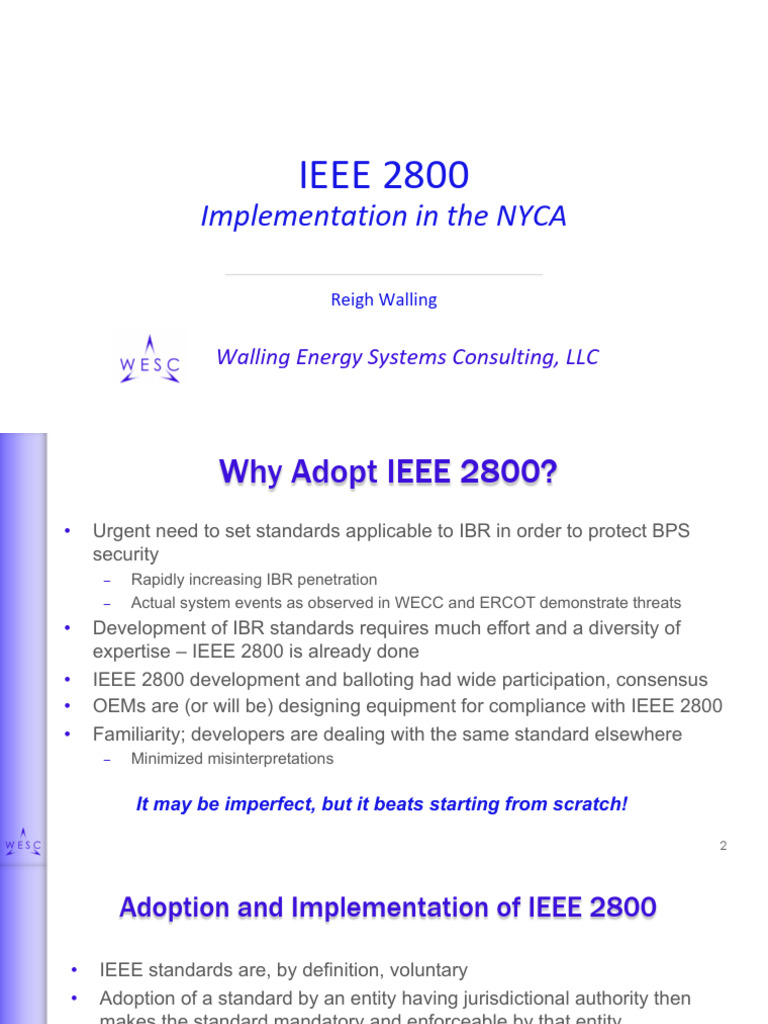 IEEE 2800 Proposed Implementation | PDF